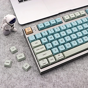 ZMX PBT Dye Sublimation Custom Keycap Set,Banyan Tree Theme XDA Profile Personalized 127 Keys Computer Accessory for MX Switch Mechanical Gaming Keyboard