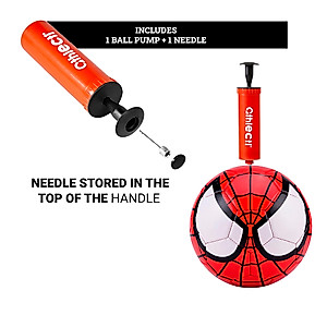 ATHLECTI Spiderman Soccer Ball Kids Size 3 Upgraded