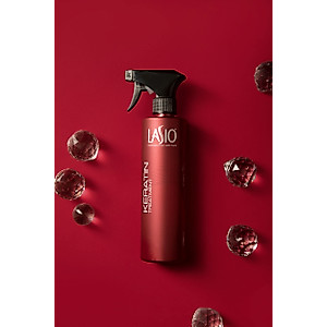 Lasio Keratin One Day Formula with Amber Extract - 15.87 Fl. Oz. - Universal Keratin Treatment for Frizz Elimination and Curl Reduction - Lightweight Conditioner for Stronger, Healthier Hair