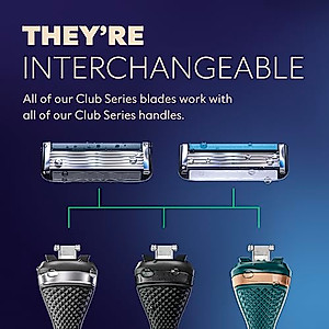 Dollar Shave Club | 4-Blade Ultimate Shave Bundle | Diamond Grip Club Series Razor Handle, 4-Blade Razor Cartridges, Prep Scrub 3oz, Shave Cream 6oz, Post Shave Dew 3.4oz