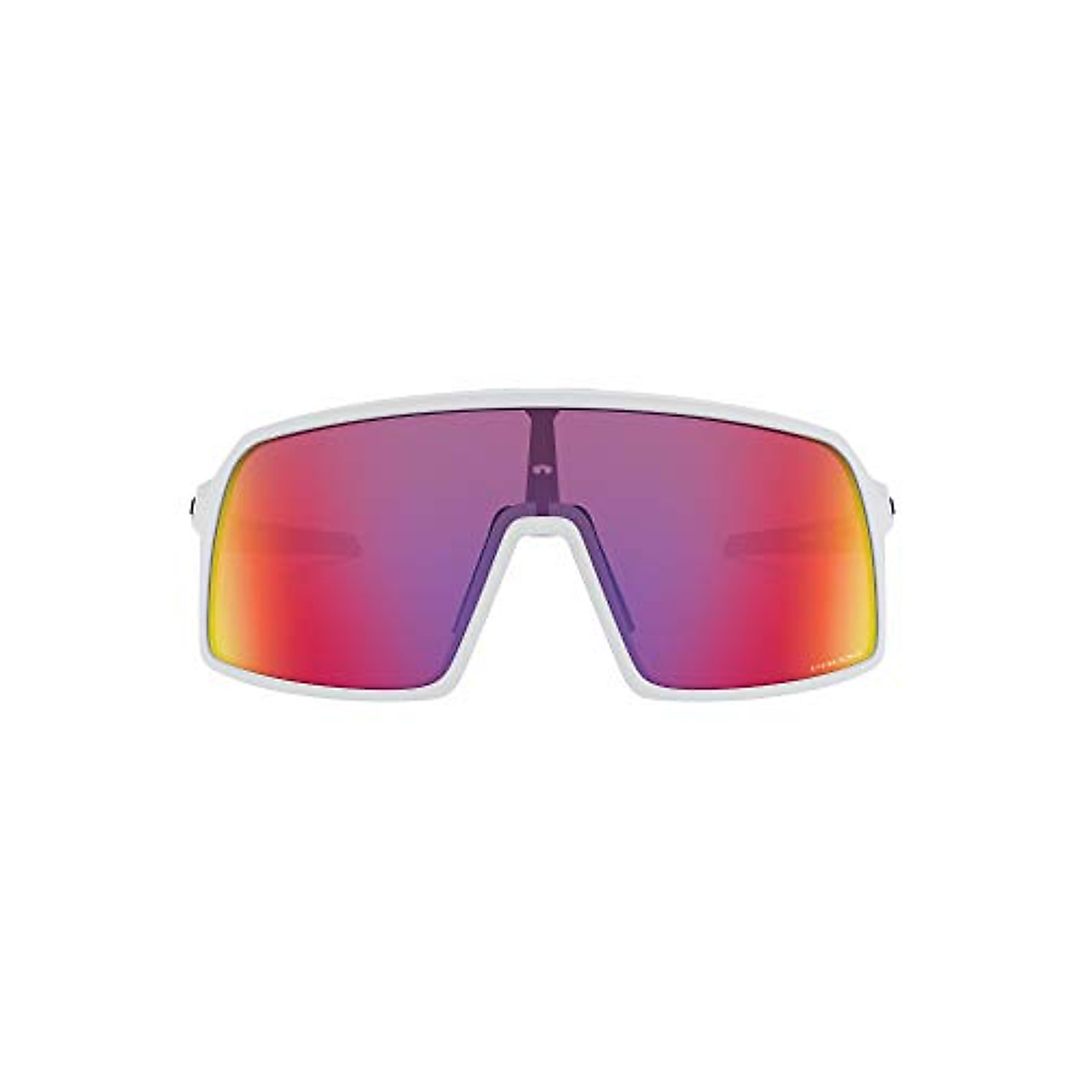Oakley Men's OO9462 Sutro S Rectangular Sunglasses, Matte White/Prizm Road, 28 mm