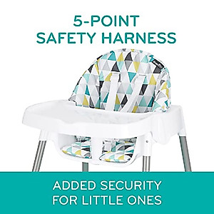 Evenflo 4-in-1 Eat & Grow Convertible High Chair,Polyester