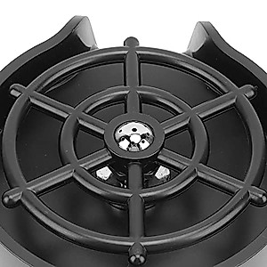 Bottle Rinser, ABS Stainless Steel, Wide Application, Thorough Cleaning, Easy to Use Glass Washer for Kitchen (with 80cm 304 Stainless Steel Hose and 3 Way)