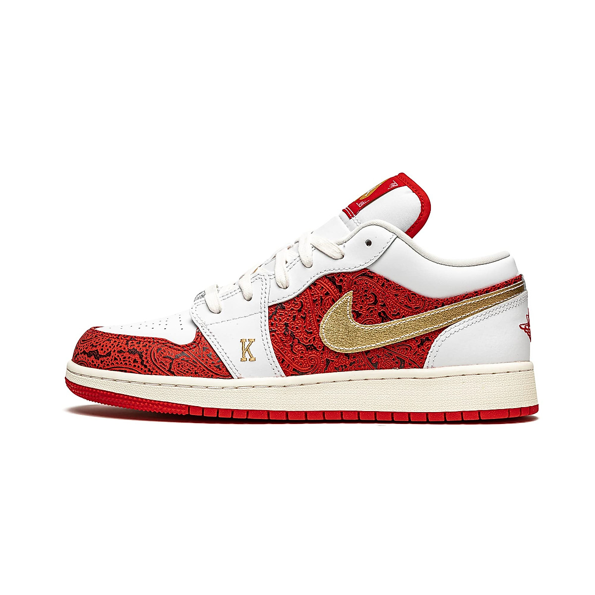 Jordan Youth Air Jordan 1 Low SE GS DJ5186 100 Spades - Size 5Y