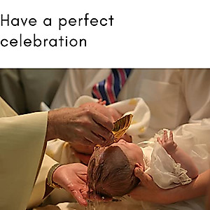 Baptism Candle Set for Boys and Girls with Our Virgen de Guadalupe Candle, Rosary, Towel and Plastic Shell Included - Velas para bautizo - Baptism kit Catholic with Candle