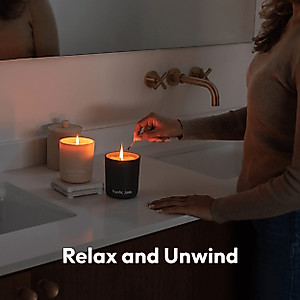 PACIFIC JADE Hand Poured 100% Natural Soy Candle 11oz - Luxury Fragrance in Matte Glass for Home or Gift - Premium Cotton Wick for 60 Hours Burn Time - Woman-Founded Brand (Golden Vanilla)