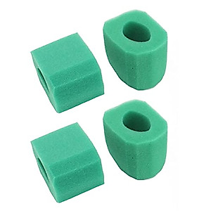 Jeanoko 4pcs Pool Filter Cartridge Sponge Reusable Durable Practical Filter Foam Replacement Filter Sponge Filter Foam for Home Outdoors Pool Pump Use Garden Entertainment