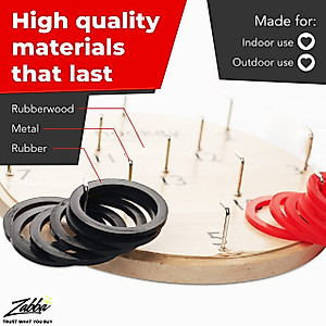 Elite Sportz Equipment Ring Toss Game - Games for Man Caves, Apartments, and Outdoor Fun - Gift for Adults and Kids - Indoor & Outdoor Games for Family and Friends - Dorm Games, Party Games