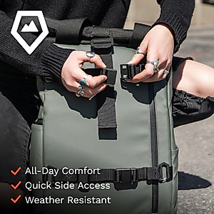WANDRD All-New PRVKE 21L Photography Travel Backpack - Photo Bundle - Weather Resistant Camera Bag with Laptop Compartment (Wasatch Green)