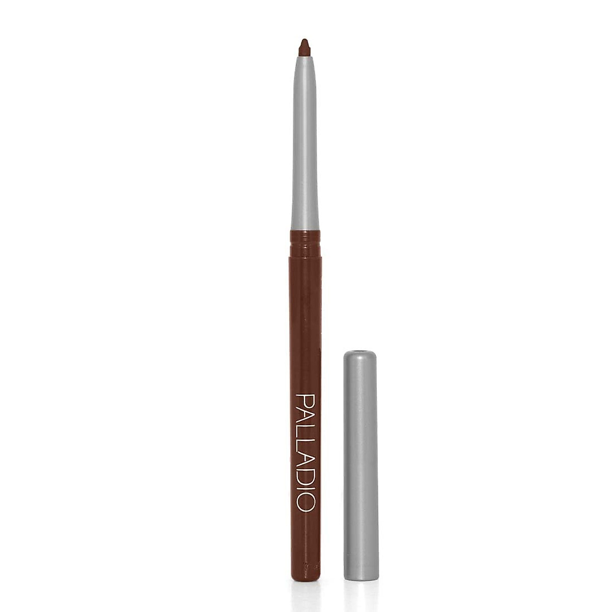 Palladio Retractable Waterproof Lip Liner High Pigmented and Creamy Color Slim Twist Up Smudge Proof Formula with Long Lasting All Day Wear No Sharpener Required, Coffee, 1 Count