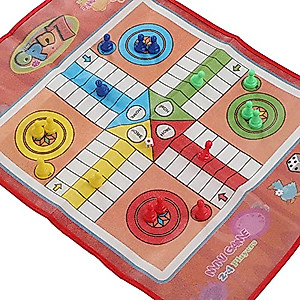 Shanrya Roll Up Chess Board Set, Chess Game Set Educational Compact for Leisure