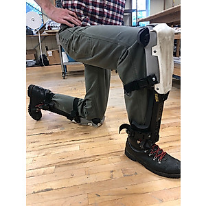 ProKnee 0714 Custom Fit Knee Pads with 1 Inch Foam - Professional Heavy Duty Knee Pads for Flooring, Tiling and Construction - 21"