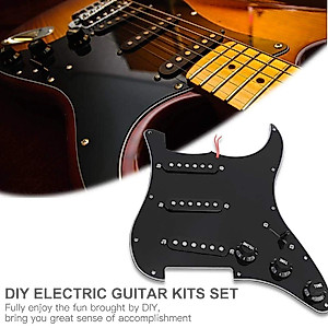 DIY Electric Guitar Kits, Pickguard Back Cover Bridge System for Guitars Electric guitar accessories
