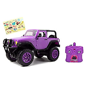 Jada Toys GIRLMAZING Jeep R/C Vehicle (1:16 Scale), Purple