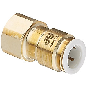 John Guest MI4512F6SLF Female Flare Connector, 3/8" OD x 3/8 (Pack of 10)