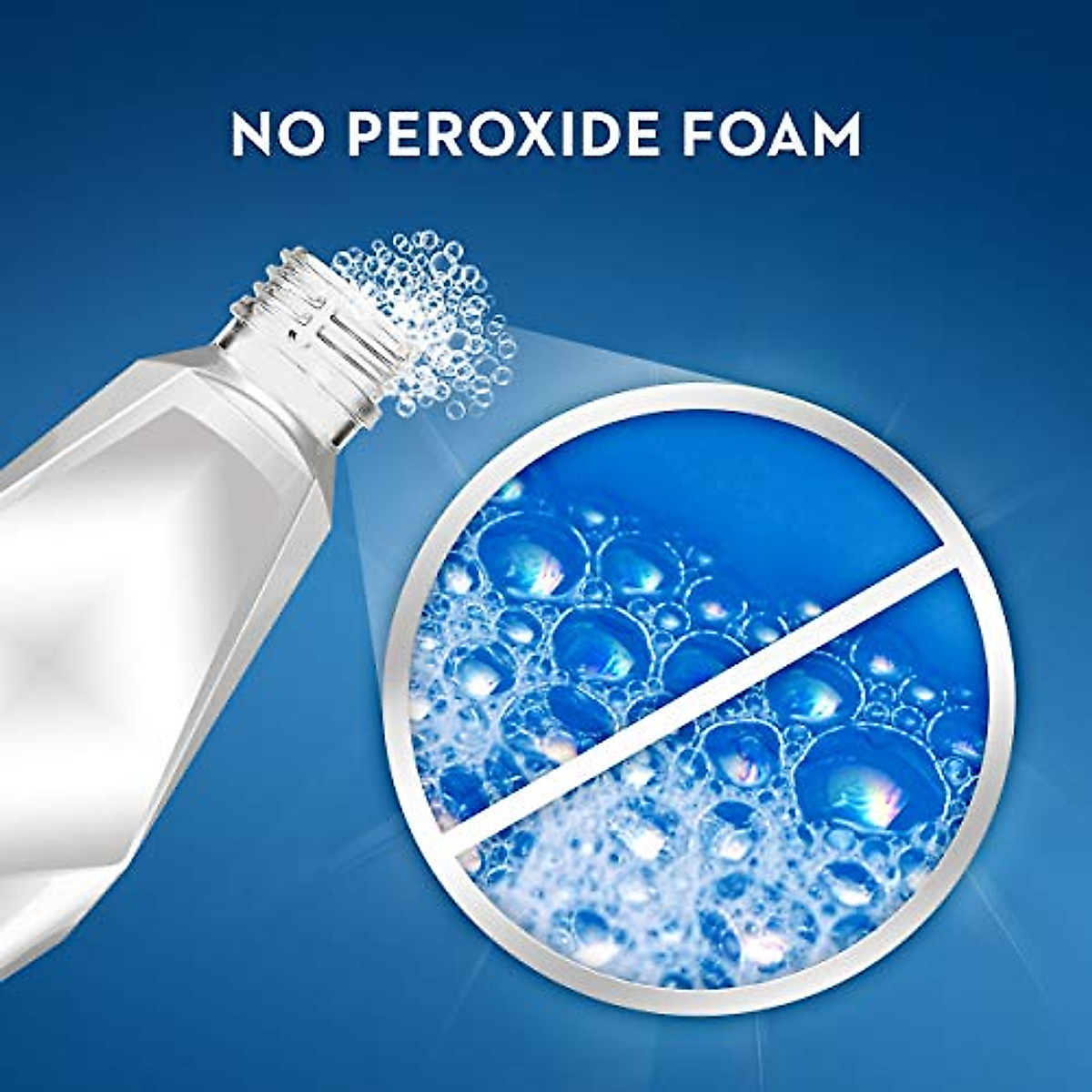 Crest 3D White Brilliance Alcohol Free Whitening Mouthwash, Clean Mint, 1 L (33.8 fl oz)