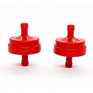 951-3013 394358 298090S Lawn Mower 1/4" Inline Gas Fuel Filter Replace for Briggs Stratton 5018 Toro 42-5240 56-6360 John Deere AM107314 LG298090 LG298090S PT4265 Fuel Filter Pack of 2