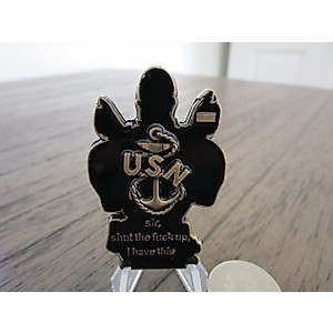 Oneworldtreasures Superhero Deadpool Dead Pool Marvel USN Chief CPO Challenge Coin