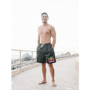 IFFEI Mommy and Me Swimsuits One Piece Good Vibes Printed Family Matching Swimwear Monokini Bathing Beach Wear Black Women: L