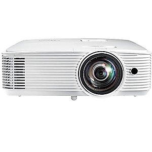 Optoma GT780 Short Throw Projector for Gaming & Movies | HD Ready 720p + 1080p Support | Bright 3800 Lumens for Lights-on Viewing | 3D-Compatible | Speaker Built In
