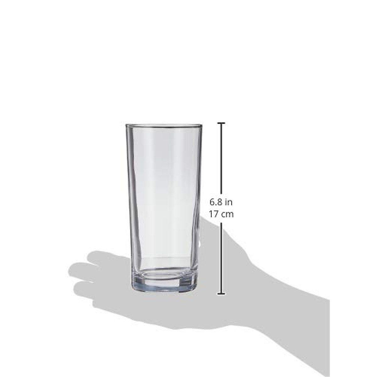 Anchor Hocking Heavy Base 15-oz Highball Drinking Glasses, Set of 12