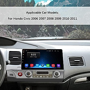 Car Radio Stereo for Honda Civic 2006-2011 with Backup Camera