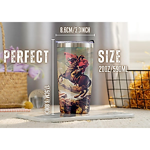 Onebttl History Teacher Christmas Gifts for Men, Napoleon Bonaparte Gifts for French History Lover, 20oz Stainless Steel Insulated Tumbler with Straw, Lid