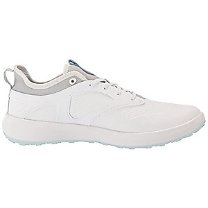 Puma Golf Women's IGNITE MALIBU WMNS Golf Shoe, PUMA White-PUMA Silver-Lucite, 9