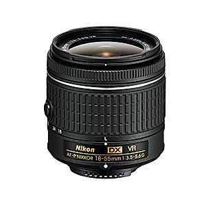 Nikon D5600 DSLR Camera Kit w/AFP DX 18-55mm f/3.5-5.6G VR & AFP DX 70-300/4.5-6.3G Lenses - Bundle with Camera Case, 16GB SDHC Card, Cleaning Kit, 55mm UV Filter, PC Software Package,