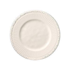 Mikasa Italian Countryside Melamine Outdoor Dinnerware Set, Service for 4, Cream, 12 Piece