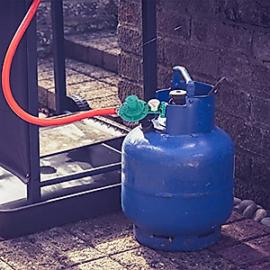 Totority Propane Propane Tank Regulator Tank Low Pressure Gas Regulator Gas Regulator& Pigtail Kit Household Gas Valve Gas Pressure Reducing Gas Grill Regulator Valve Gas Regulator