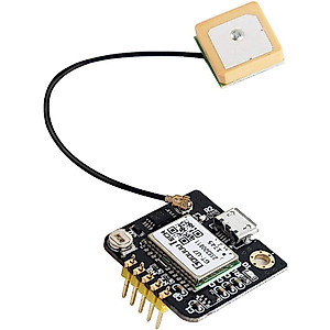 GPS Module Receiver,Navigation Satellite Positioning NEO-6M (Arduino GPS, Drone Microcontroller, GPS Receiver) Compatible with 51 Microcontroller STM32 Arduino UNO R3 with Antenna High Sensitivity