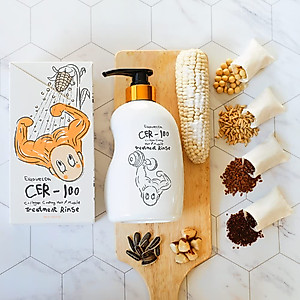 Elizavecca Collagen Coating Hair Treatment Rinse 500ml - Moisturizing Conditioner for Dry Damaged Hair