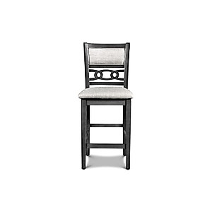 New Classic Furniture Gia Counter Chairs, Set of 2, Gray