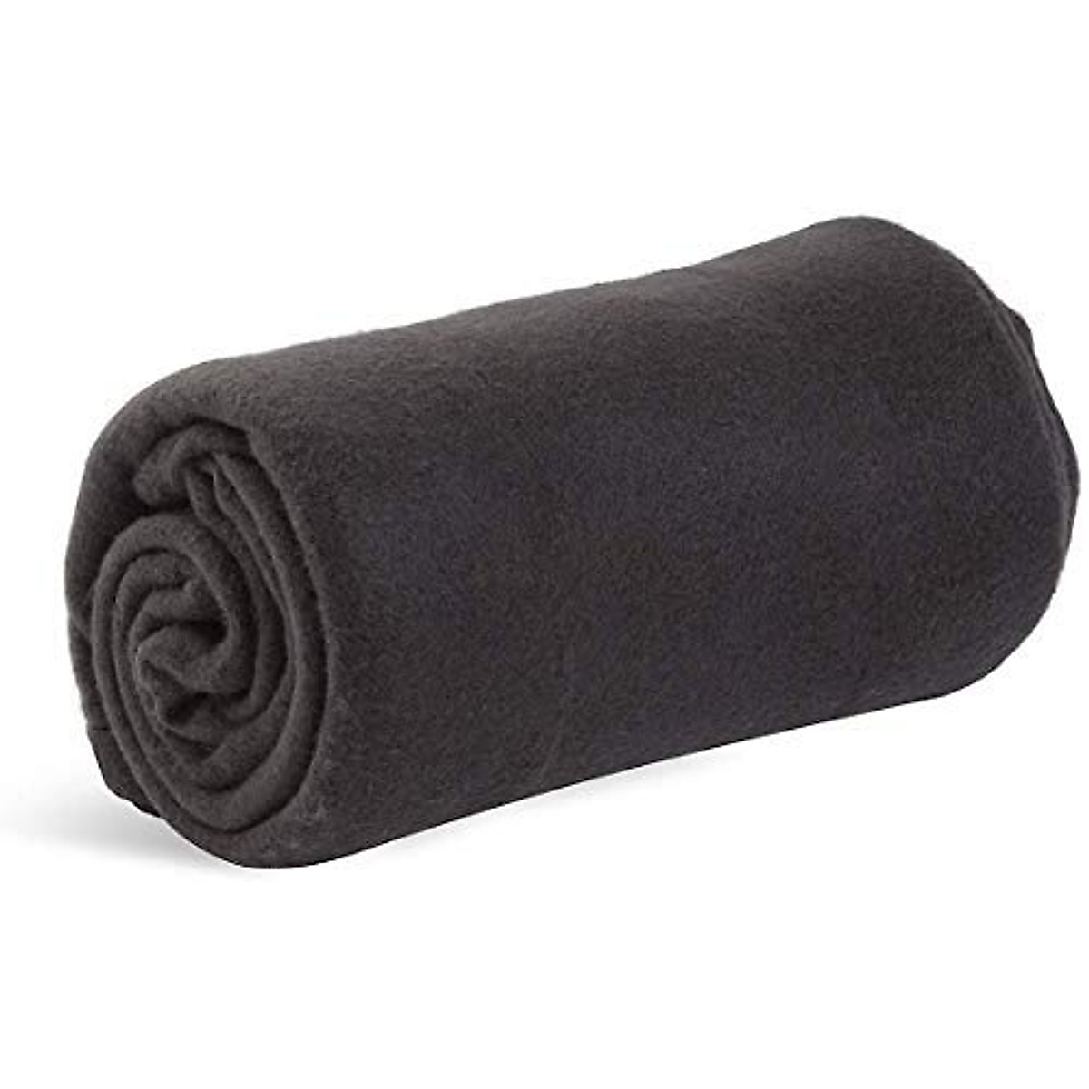 50x60 Throw Blankets, Fleece Throw Blanket for Livingroom, Couch, Chair, Bed (Solid Black)