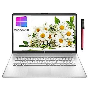 HP [Windows 11 Pro] 17 17.3" HD+ Business Laptop, Intel Core i3 1115G4 up to 3.2GHz (Beat i5-8365U), 16GB DDR4 RAM, 1TB PCIe SSD, 802.11AC WiFi, Bluetooth 4.2, Type-C, Webcam, 64GB Flash Drive