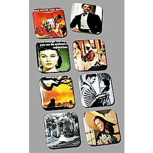 Gone With The Wind Fridge Magnets Scarlett O'Hara Rhett Butler Movie Fan Birthday Gifts