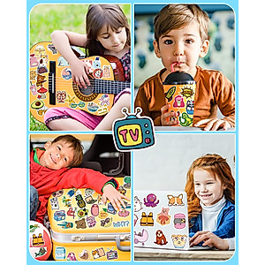 Bekayshad Stickers for Kids, 300 Pcs Water Bottle Stickers for Classroom Cute Vinyl Waterproof Stickers for Teens Girls Prizes for Kids Laptop Stickers for School