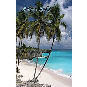 Address Book: Beautiful Tropical Beach design 5.5 by 8.5 for Contacts, Addresses, Phone Numbers, Emails, Birthdays, Anniversaries and more Over 300 entries + Important Numbers (Vol. 9)