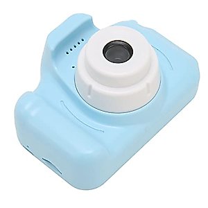 Kids Digital Camera Digital Video Cameras Multi Mode Filter Front Rear 8MP Cute Toddler Camera with Lanyard 32G Memory Card Blue