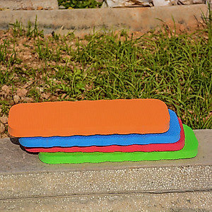 AebDerp 4Pcs Garden Knee Pads Kneeling Pad Foam Mat, 16 x 6.7 Waterproof Cushion Gardening Knee Pads for Cleaning Floors, Bath Kneeler Pad for Bathing, Seat Kneel Mats for Work, Prayer, Yoga, Exercise