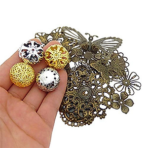 Julie Wang Wholesale 100 piece/pack Anchor Charm Mixed Metal Silver Bronze Tone Rudder Fashion Necklace Bracelet Pendants Jewelry Crafts Jewelry Making Findings 4-70 mm