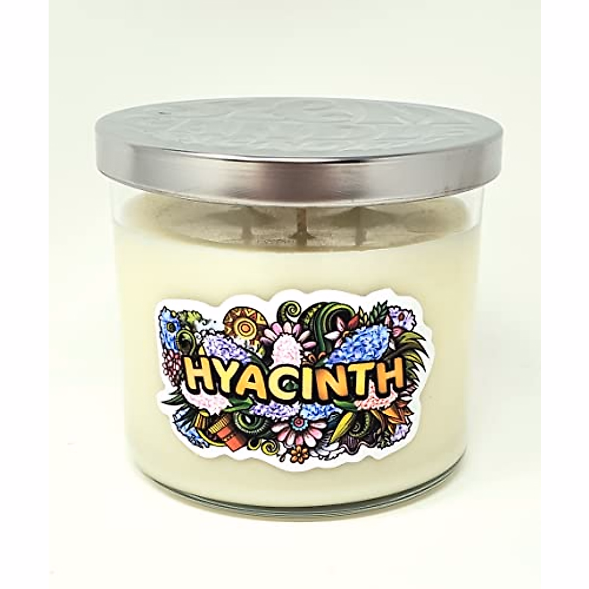 Hyacinth Candle ~ Great Spring Candle ~ Large 3 Wick Candle ~ All Natural Premium Soy and Coconut Wax Candle ~ Highly Scented (Large 3 Wick)