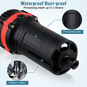 Router Tool, Hand Wood Router, 110V 800W Wood Routers for Woodworking, 30000R/MIN Compact Edge Trimmer, with 1/4" Tungsten Carbide Router Bits 15-Piece Set