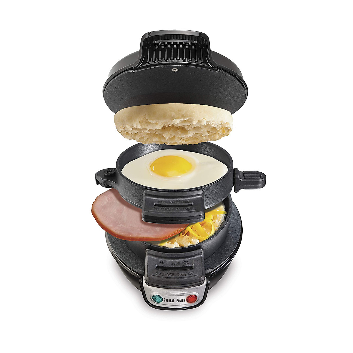 Hamilton Beach Breakfast Sandwich Maker with Panini Press Sandwich Maker
