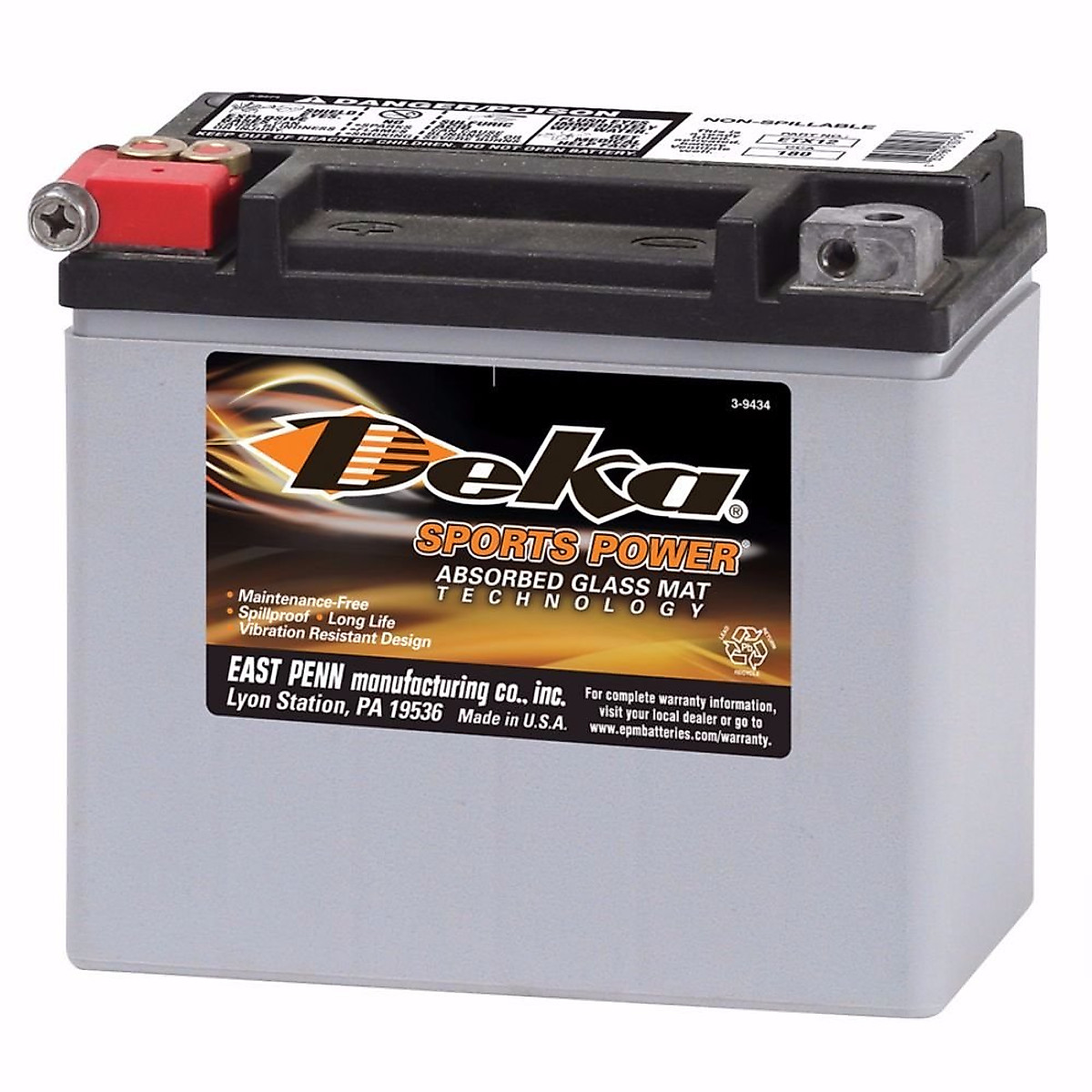 East Penn Deka Sports Power ETX-12