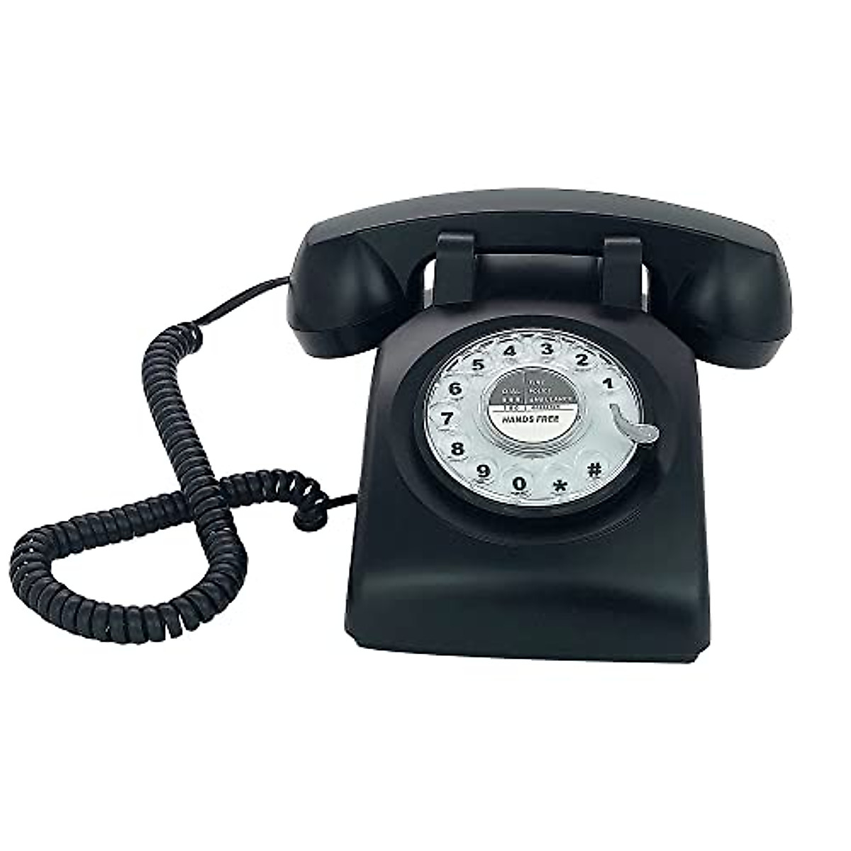 TelPal Retro Corded Desk Phone - Classic Vintage Style
