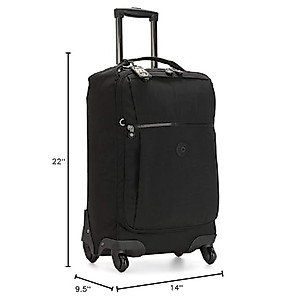 Kipling Women’s Darcey Small 22-Inch Softside Carry-On Rolling Luggage, Nylon, 360 Degree Spinning Wheels