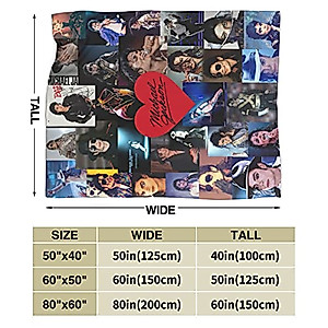 shuangying Throw Blanket Comfort Lightweigt Warmth Flannel Super Soft Cozy Blankets Birthday Gift.Sofa Bed. 60''x50''