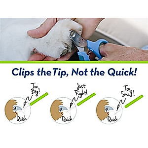 Zen Clipper Pet Nail Clipper for Cats – Cat Nail Clipper for Safer Cat Grooming and Nail Care - Clean, Quiet, and Easy-to-Use Stainless Steel Cat Claw Trimmer - (2.5mm Hole)